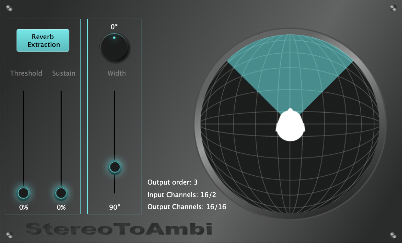 Stereo To Ambisonic Upmix Plugin – Haydon Cardew